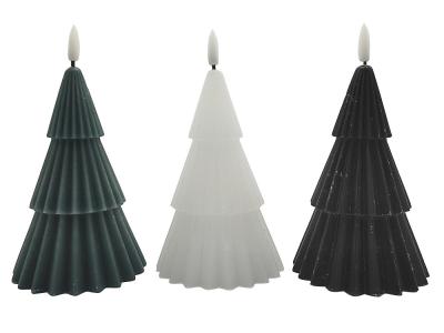 China Halloween Wax Pinecone LED Gift Light 3pk 9.4*9.4*15(18)Cm  2AA Battery for sale
