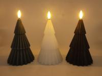 China Halloween Wax Pinecone LED Gift Light 3pk 9.4*9.4*15(18)Cm  2AA Battery for sale