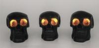 China 7*8.7*8.1cm  Wax Skull LED Gift Light With CR2032 Button Cell Battery for sale