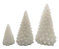 China 3pk Halloween Wax Pinecone LED Light  11*11*19.5cm 9.2*9.2*16.8cm 6*6*10.5cm for sale