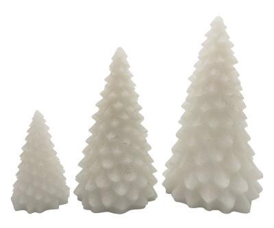China 3pk Halloween Wax Pinecone LED Light  11*11*19.5cm 9.2*9.2*16.8cm 6*6*10.5cm for sale