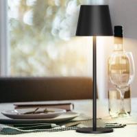 China Rechargeable 3 In 1 Battery Operated Table Lamp IP44 Warm White Iron metal+ABS 150lm for sale