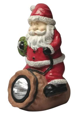 China Santa Claus IP44 Waterproof Solar Powered LED Light With Battery Ni-Mh / 2AA / 300MAH 1.2V for sale