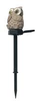 China Solar Powered Resin LED Lawn Light 1*LED 4.2*4.2cm Polycrystalline Silicon Bird Shape for sale