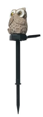 China Solar Powered Resin LED Lawn Light 1*LED 4.2*4.2cm Polycrystalline Silicon Bird Shape for sale