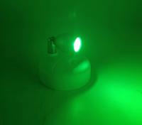 China RGB Remote Spotlight With Adjustable Angle 1*RGB5050 0.5W ABS White Silver 76*73mm for sale