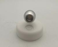 China RGB Remote Spotlight With Adjustable Angle 1*RGB5050 0.5W ABS White Silver 76*73mm for sale