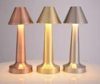 China ABS PS Metal Rechargeable LED Touch Table Lamp 24 Pcs SMD 3000k - 6000k 30lm for sale