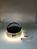 China Rechargeable Solar Powered LED Light Lantern IP44 Remote Control Camping Light Solar Powered Led Outside Lights  OEM for sale