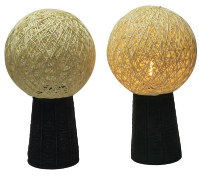 China Resin LED Filament Lamp Battery 2AA 14.7*14.7*25 Cm  Ball 14.7*14.7cm Light Color for sale