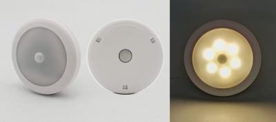 China LED Cabinet Sensor Light 6* SMD2835 0.5W PIR 3*AAA Battery Not Included for sale
