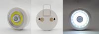 China 8x8x2.9cm ABS PS Cabinet Sensor Light 65g 3W COB 150lumens 3AA Not Included On / Off / Auto for sale