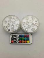 China IP68 Waterproof LED Pool Light Underwater Light LED RGB Submersible Swimming Pool Lamp Remote Control for sale