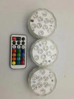 China IP68 Waterproof LED Pool Light Underwater Light LED RGB Submersible Swimming Pool Lamp Remote Control for sale