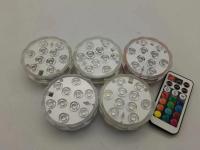 China IP68 Waterproof LED Pool Light Underwater Light LED RGB Submersible Swimming Pool Lamp Remote Control for sale