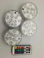 China IP68 Waterproof LED Pool Light Underwater Light LED RGB Submersible Swimming Pool Lamp Remote Control for sale
