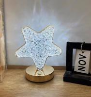 China Battery Powered Night Light Starry Touch Ambient Rechargeable Table Lamp 3.7V 1200mA for sale