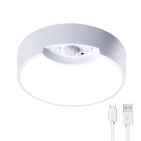 China ABS PC Round LED Motion Ceiling Light Battery Powered 1.2W 120*2835 DC6V 250Lumen RA80 for sale