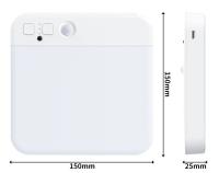 China Battery Powered LED Motion Light Square Shape Ceiling Light 2.5W 386* DC36V 250Lumen for sale
