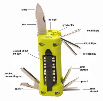 China ABS Steel Flashlight Tool Handheld LED Work Light Size 4.7x4.2x12.5cm 293g 2AA (NOT Included) for sale