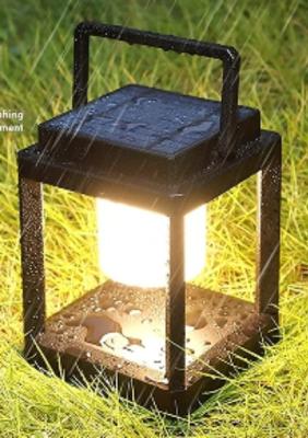 China Solar Powered LED Light Warm White ABS PC Polycrystalline Silicon Solar Panel IP44 Waterproof for sale