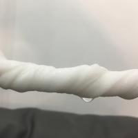 China 80g Spunlace Non Wovens Fabric For Dry Wipes Material Raw White for sale