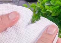China Roll Packing Plain 80g/M² Polyester Spunlace Fabrics for sale