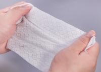 China Sanitary Napkins Embossed Spunlace Non Woven Fabric for sale