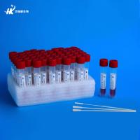 China Medical Virus Test Kit Swab Vtm Activated Sample Tubes Set Viral Transport Medium With Flocked Nylon Swab 3ML for sale