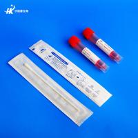 China Medical Disposable sterile inactivated Virus transport medium medical nylon flocked swab oropharyngeal sampling kit 6ML for sale