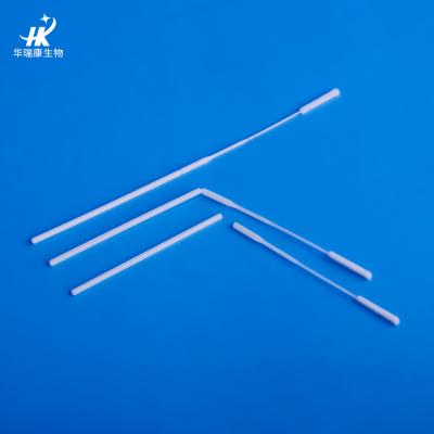 China Medical Steril Nasal Flock Sample Swab Nasopharyng Sampling Swab Flocked Nasopharyngeal Medic Swabs 150mm for sale