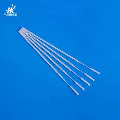 China Nasopharyngeal Sterile Sampling Flocked Swab Nylon 150mm Medical Disposable for sale
