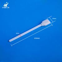 China Disposable Medical Saliva Collection Nasal Oral Throat Buccal Foam Tipped Swab 133mm for sale