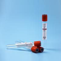 China Red Closure Vacuum Blood Collection Tube Plain With No Additive for sale