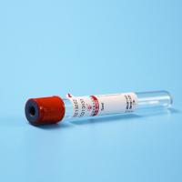 China Red Closure Vacuum Blood Collection Tube Plain With No Additive for sale