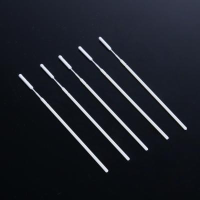 China Medical Nylon Specimen Flocked Nasopharyngeal Swab length 150mm for sale