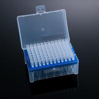 China 100ul Filter Pipette Tips , Low Retention Laboratory Safety Tips for sale