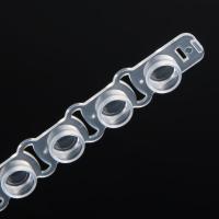 China Clear / White PCR Reaction Tube , PP 8 Well Strip Tubes Lab Use for sale