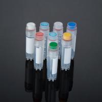 China PP Screw Cap Cryovials Liquid Nitrogen 12*45mm With Silicone Gel O Ring for sale