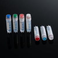 China PP Screw Cap Cryovials Liquid Nitrogen 12*45mm With Silicone Gel O Ring for sale