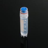 China PP Screw Cap Cryovials Liquid Nitrogen 12*45mm With Silicone Gel O Ring for sale