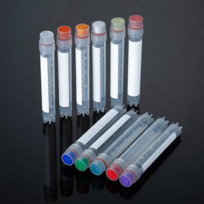 China 5ml Cryovial Tube PP Material Transparent For Easy Observation for sale