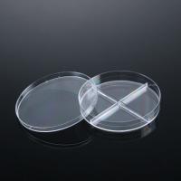 China Transparent White Cell Culture Petri Dish 90mm X 15mm PS material for sale
