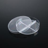 China Transparent White Cell Culture Petri Dish 90mm X 15mm PS material for sale