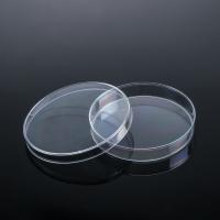 China Flat bottom 100mm Culture Dish Flange design Transparent Color for sale