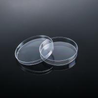 China Flat bottom 100mm Culture Dish Flange design Transparent Color for sale