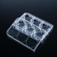 China Flat Bottom Cell Culture Petri Dish , Huaree 6 Well Cell Culture Plate for sale