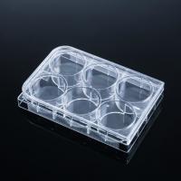 China Flat Bottom Cell Culture Petri Dish , Huaree 6 Well Cell Culture Plate for sale