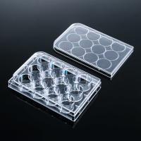 China Gamma radiation 12 Well Cell Culture Plate PS Material Flat bottom for sale