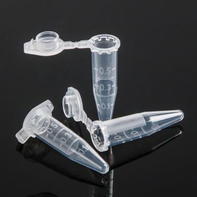 China Laboratory 0.5 Ml Microcentrifuge Tubes for sale